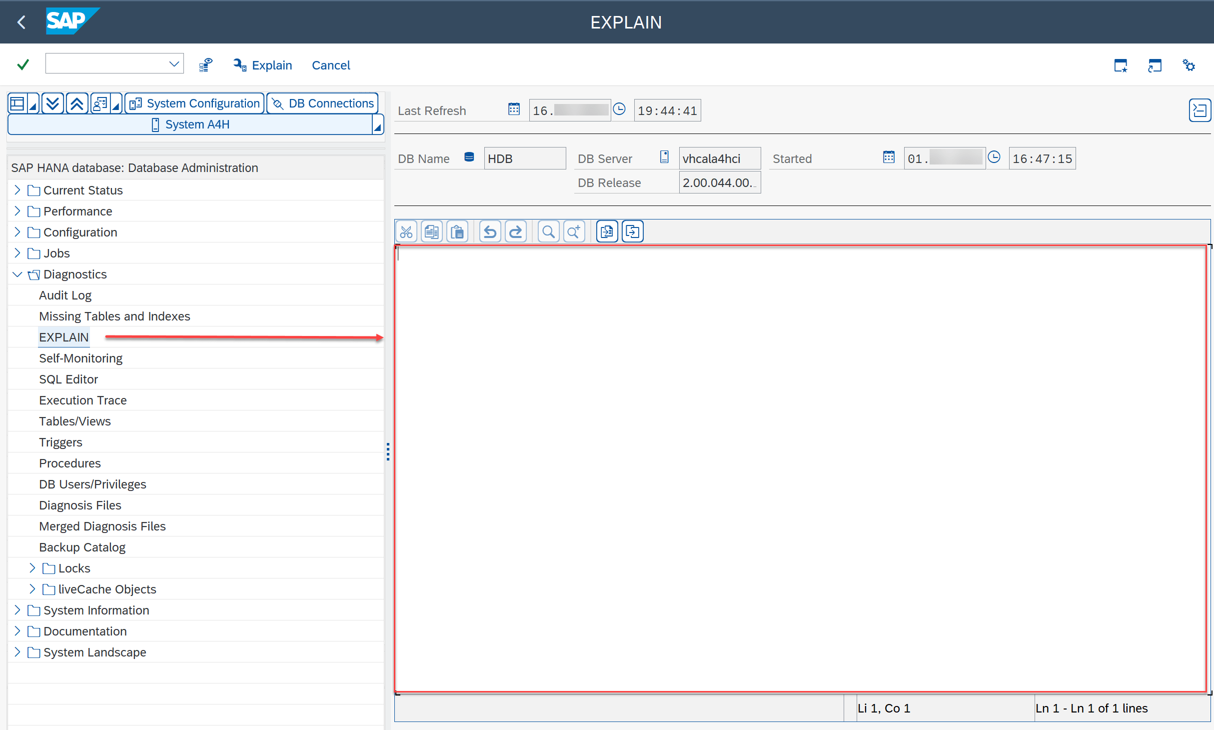 Explain plan - Logali Group