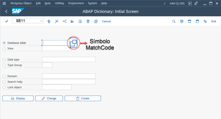 DDIC - MatchCode - Logali Group
