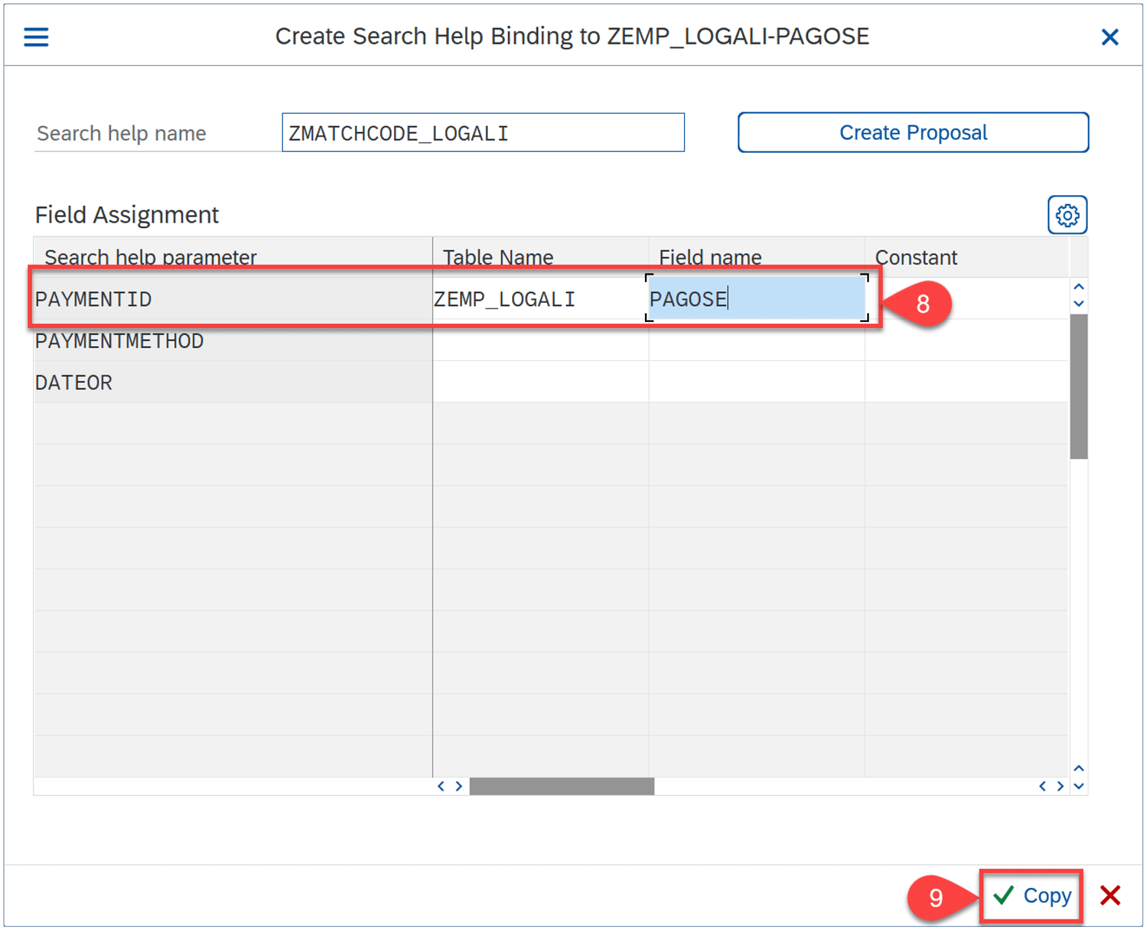 DDIC - MatchCode - Logali Group