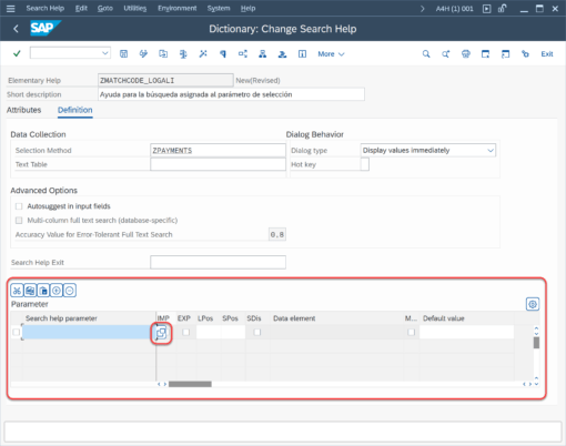 DDIC - MatchCode - Logali Group
