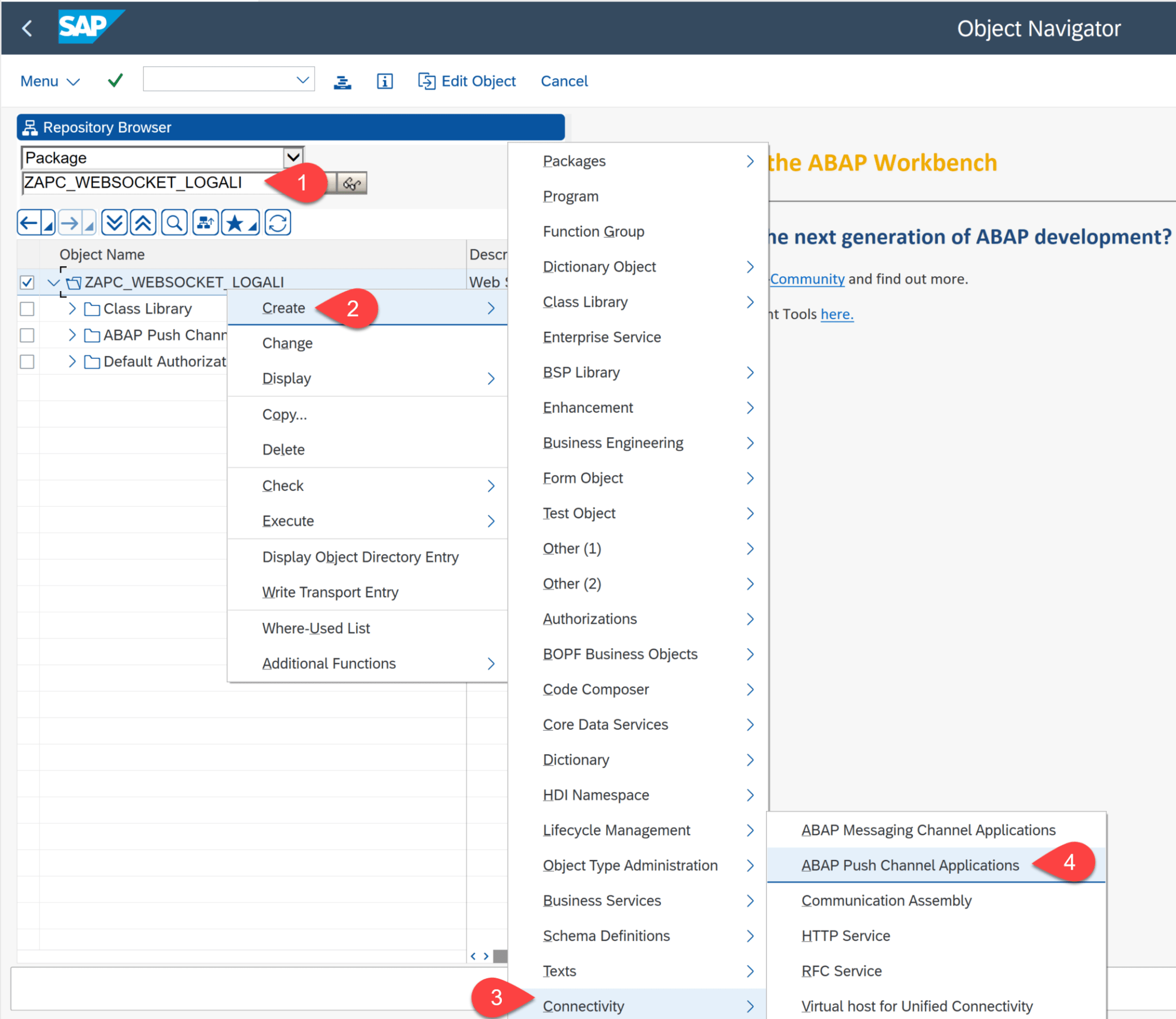APC - ABAP Push Channel - Web Socket - Logali Group