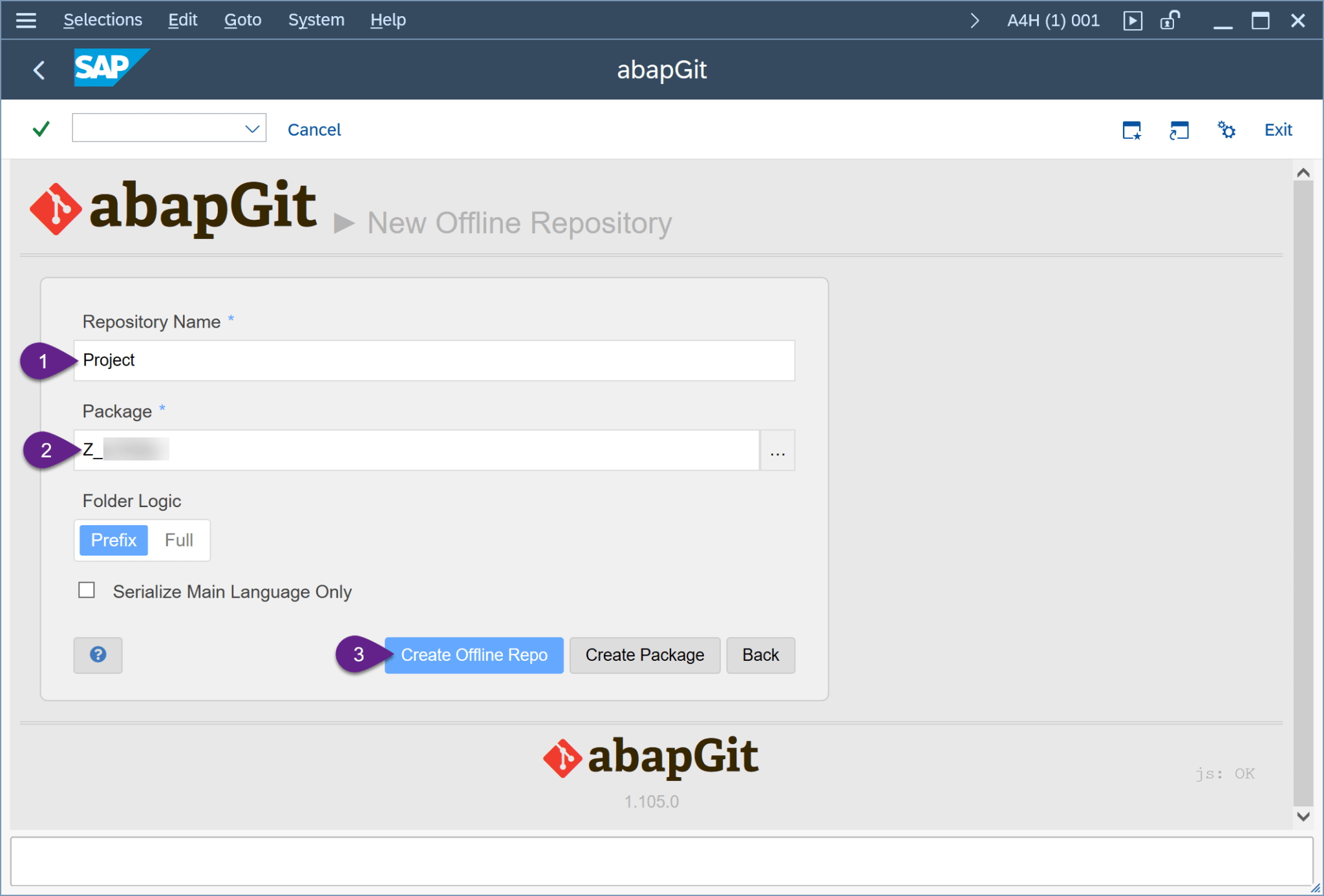 AbapGit - Offline projects - Logali Group