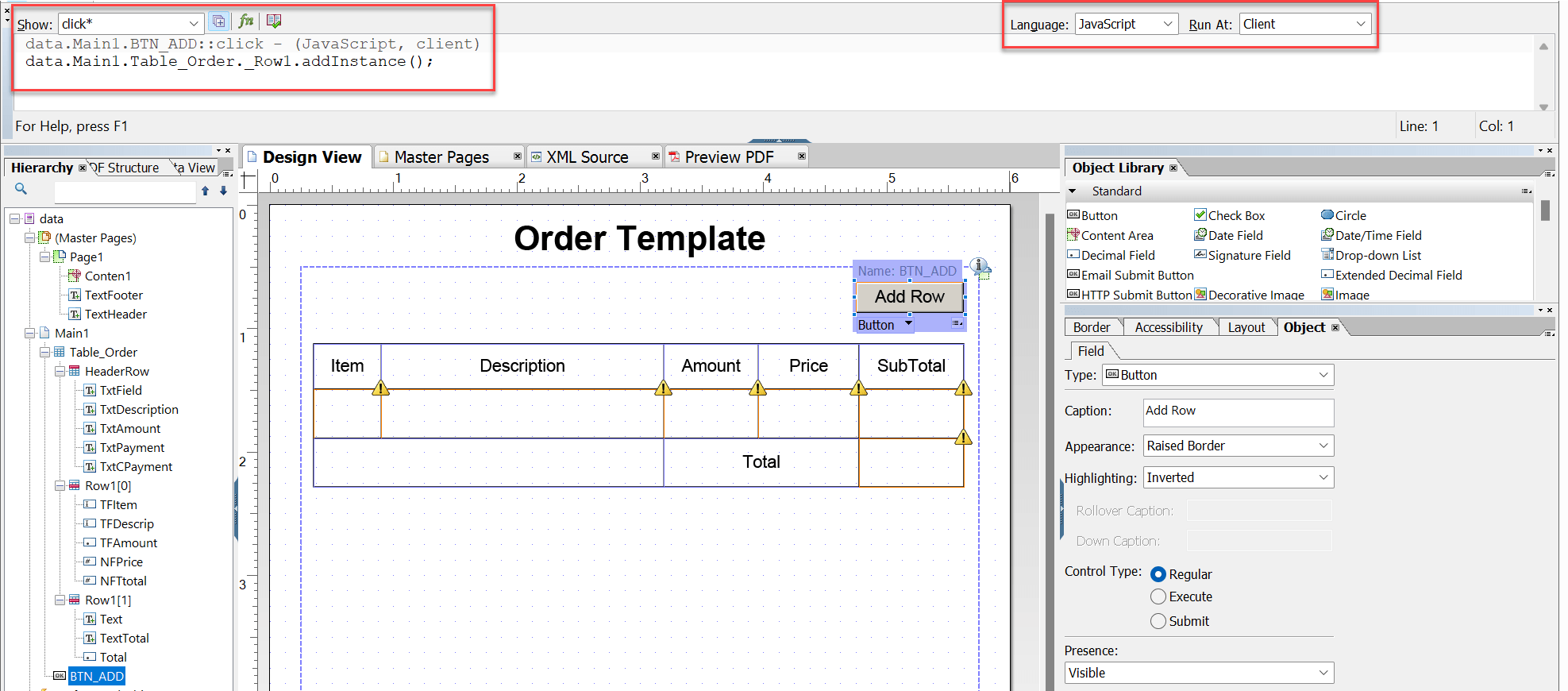 SAP Adobe Forms Order Template - Logali Group