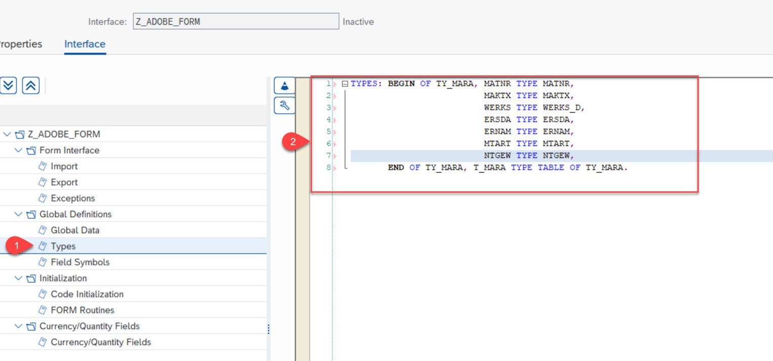 SAP Adobe Forms - Table Object - Logali Group