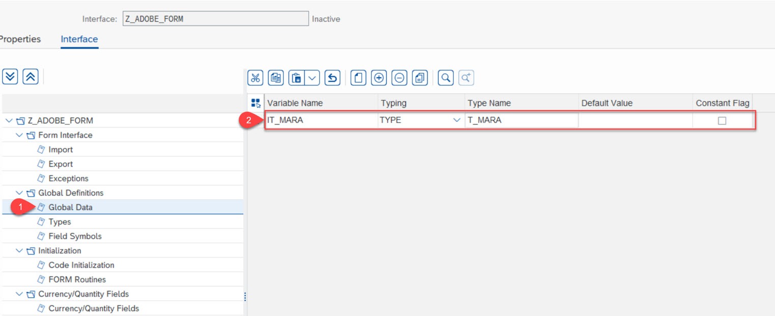 SAP Adobe Forms - Table Object - Logali Group