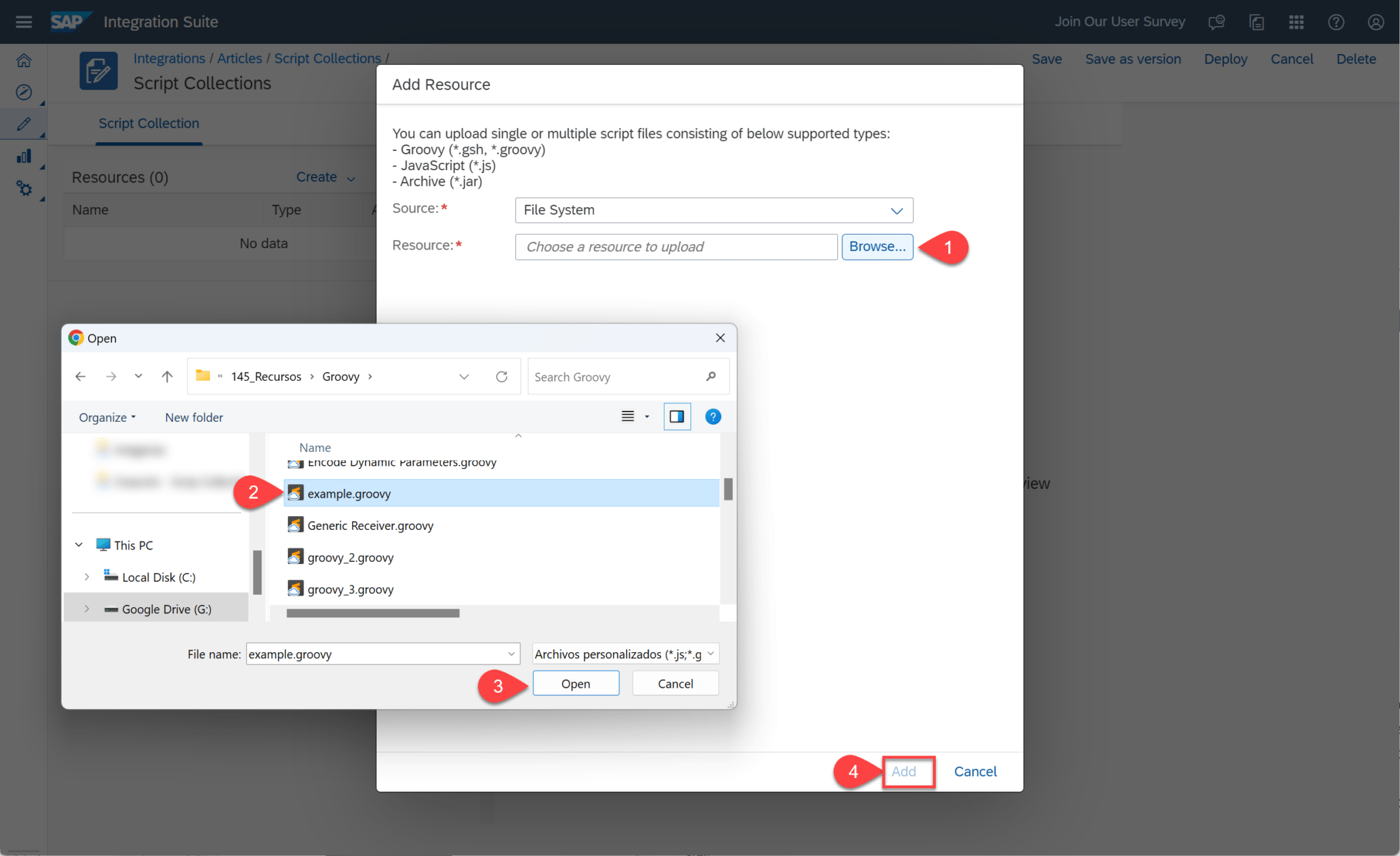 Create Script Collection - Logali Group