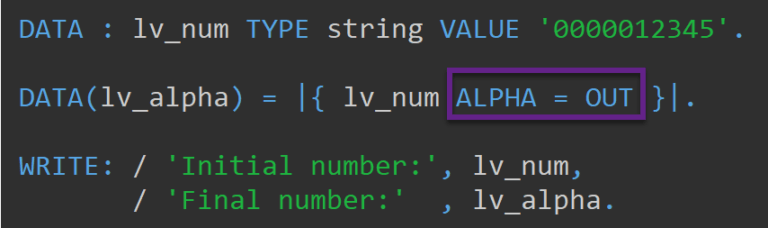 ABAP statements - Logali Group