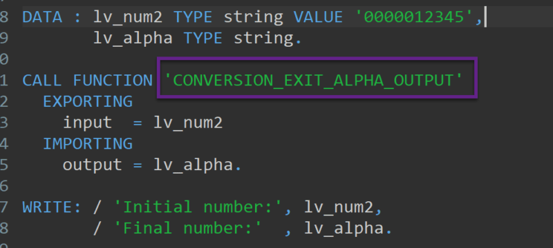 ABAP statements - Logali Group
