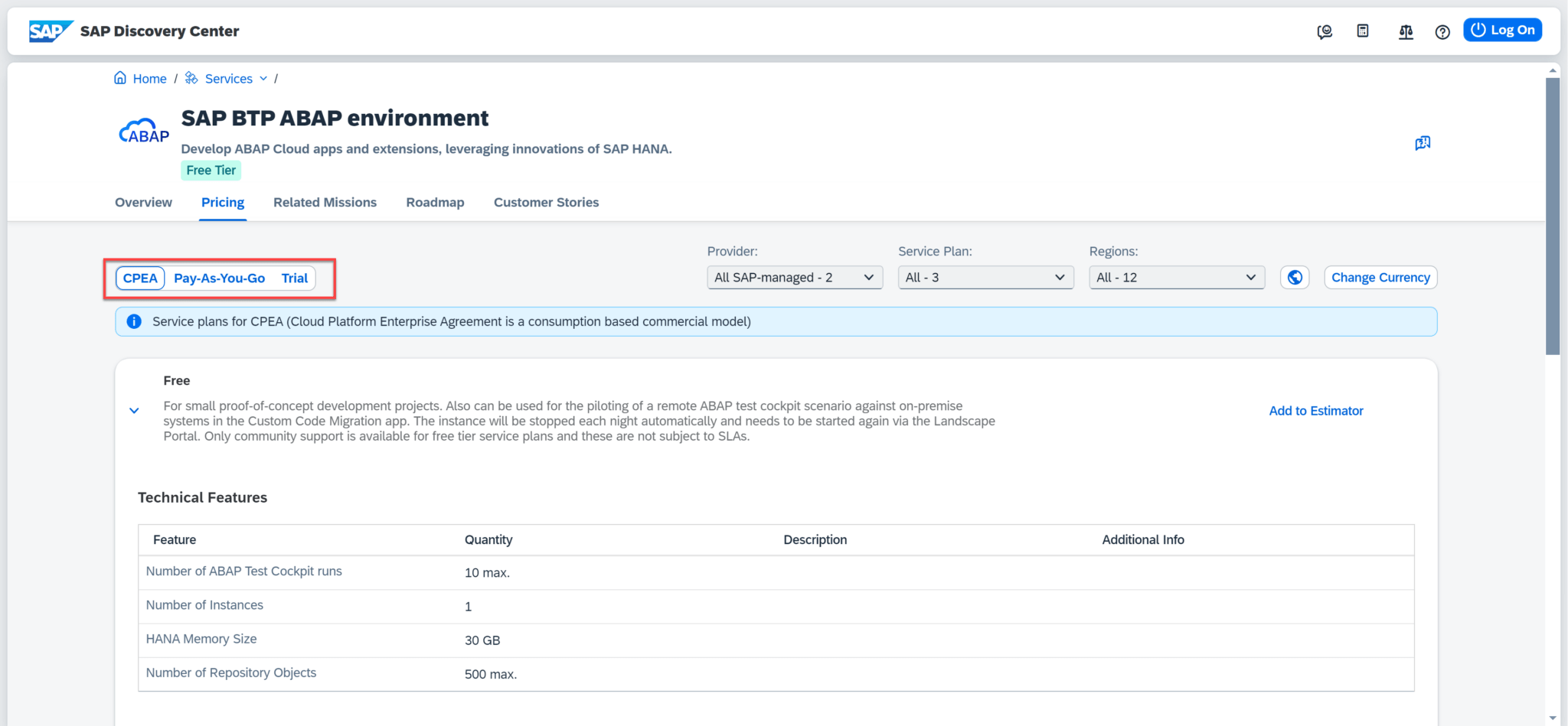 Catálogo de servicios en SAP Discovery Center - Logali Group