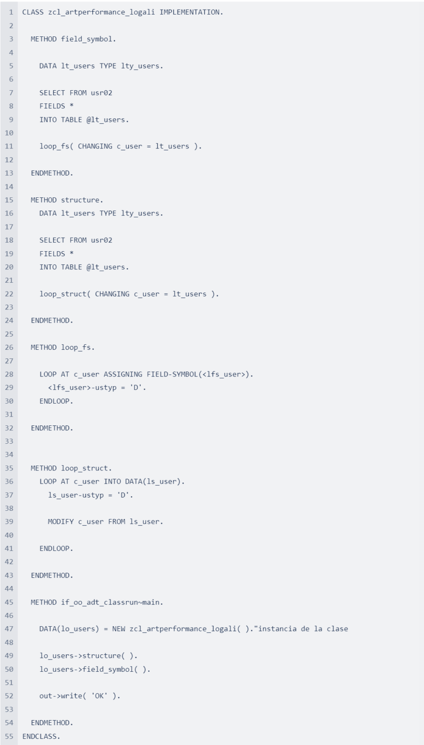 Field Symbols y Estructuras: Mejoras de Rendimiento y Uso - Logali Group