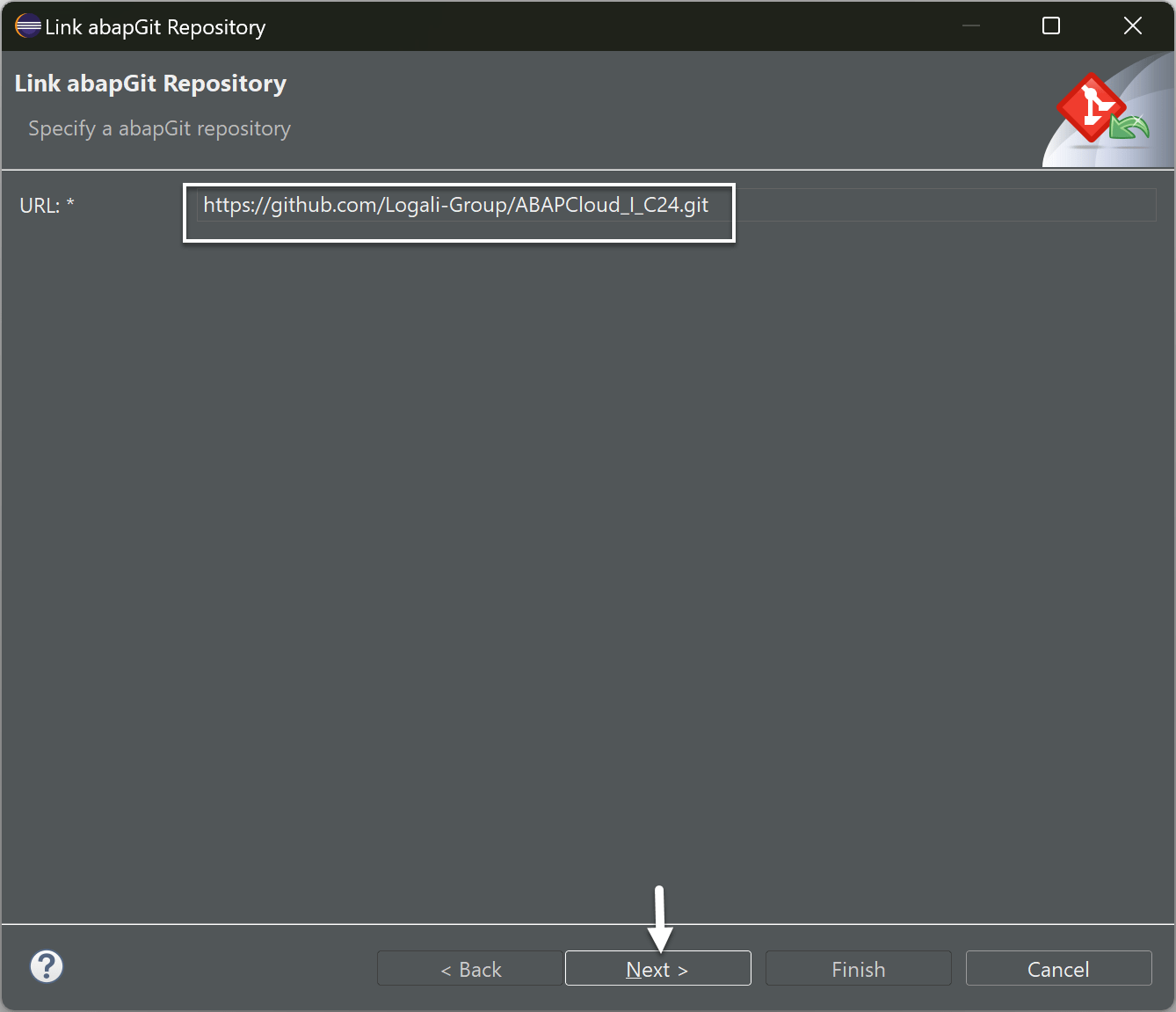 Configuración abapGit desde Eclipse