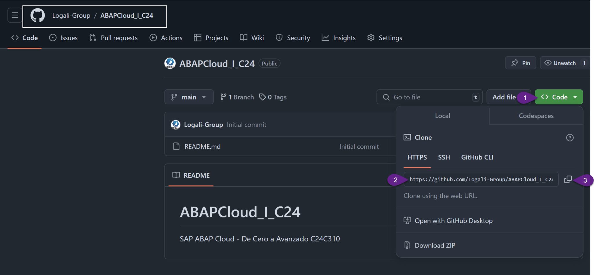 Configuración abapGit desde Eclipse
