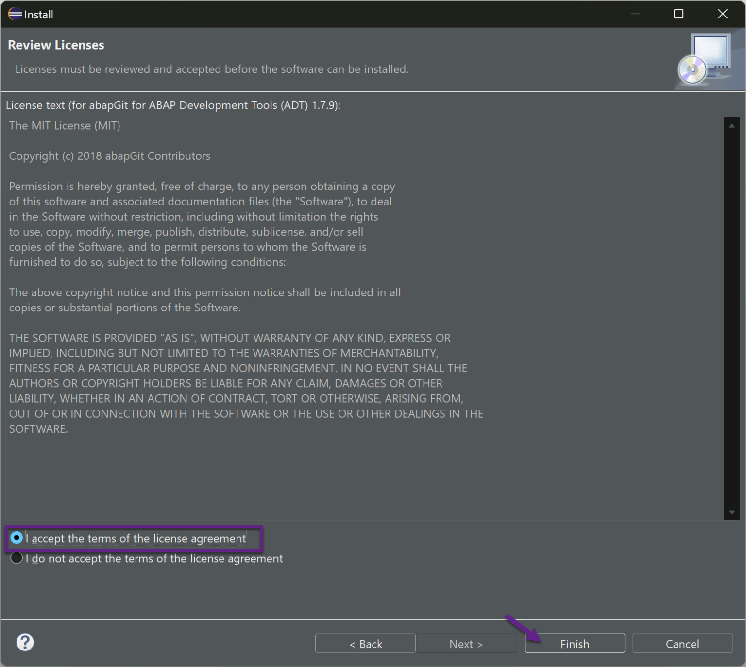 Configuración abapGit desde Eclipse
